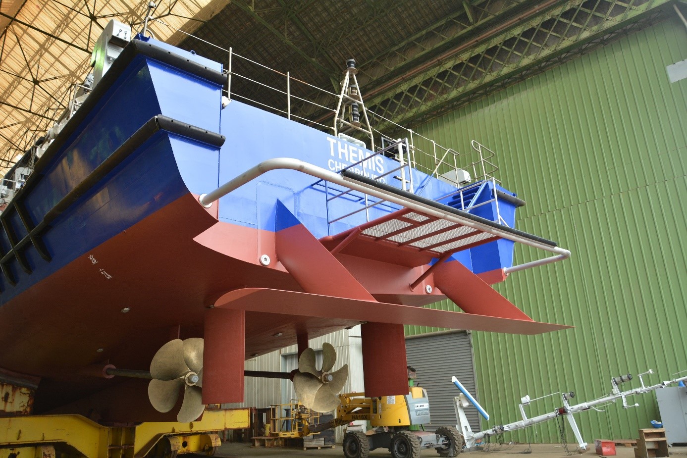 MV Thémis: Hull Vane® retrofit improves OPV’s performance - Hull Vane