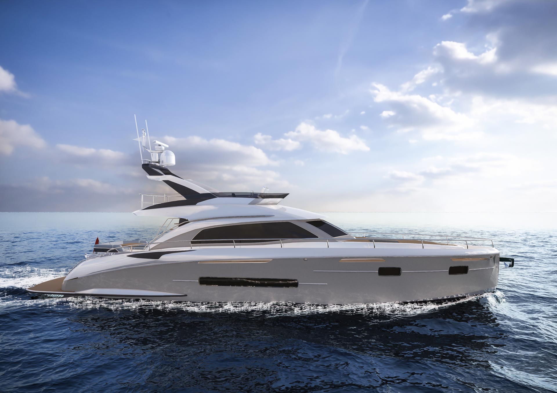 20m M/Y Felicitatem (Sichterman Yachts) - Hull Vane