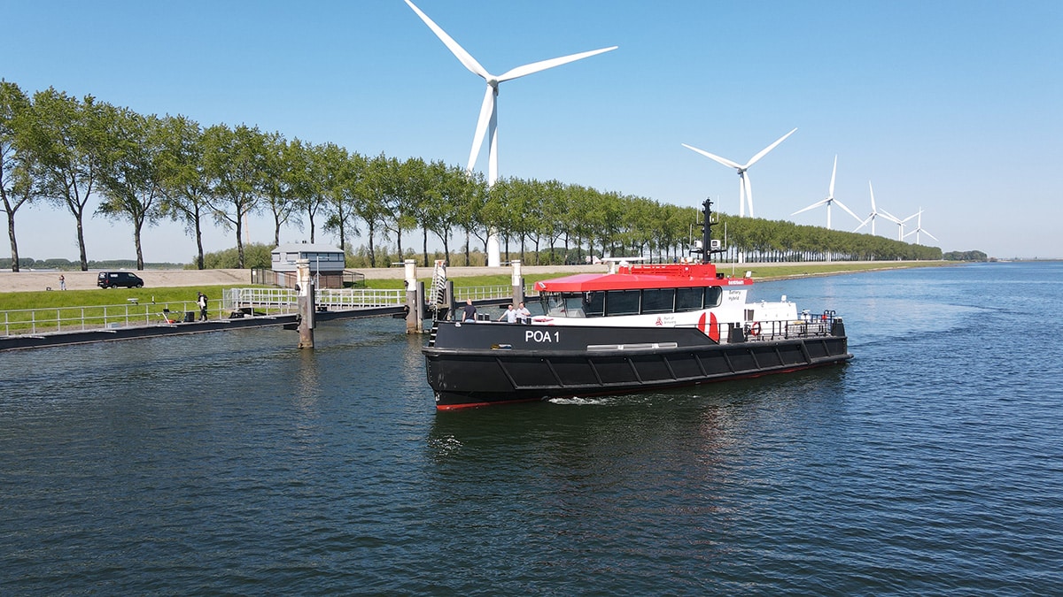 25m harbour patrol vessel for Port of Antwerp, POA-1 & POA-2 - Hull Vane